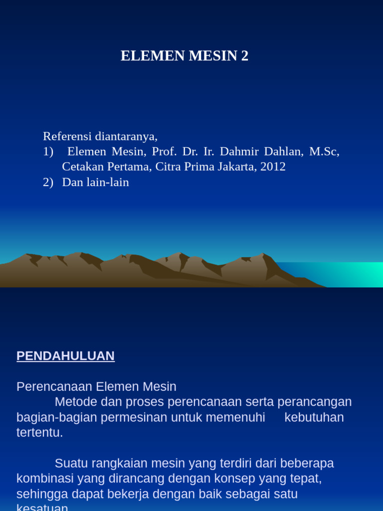 Pendahuluan EM 2-1 | PDF