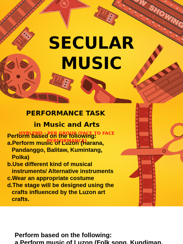 Performance Task in Music and Arts | PDF | Camera