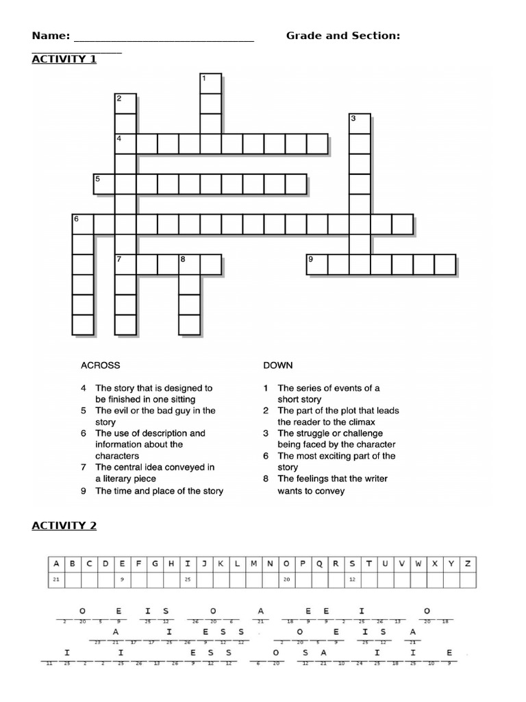 Short Story Activity | PDF | Computers