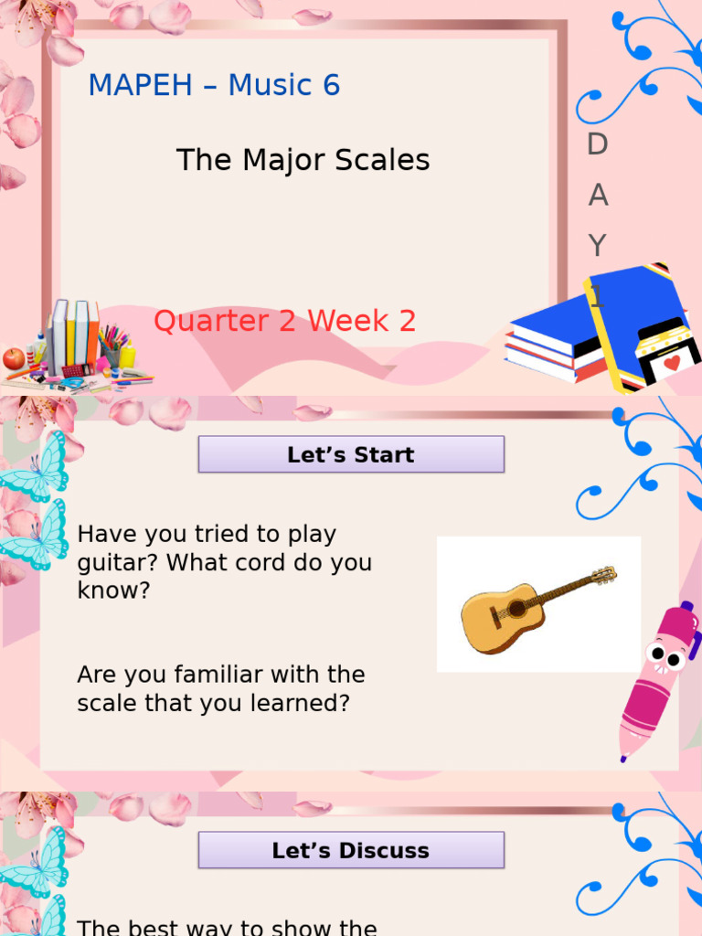 PPT_MAPEH_Q2_W2 | PDF | Scale (Music) | Shape