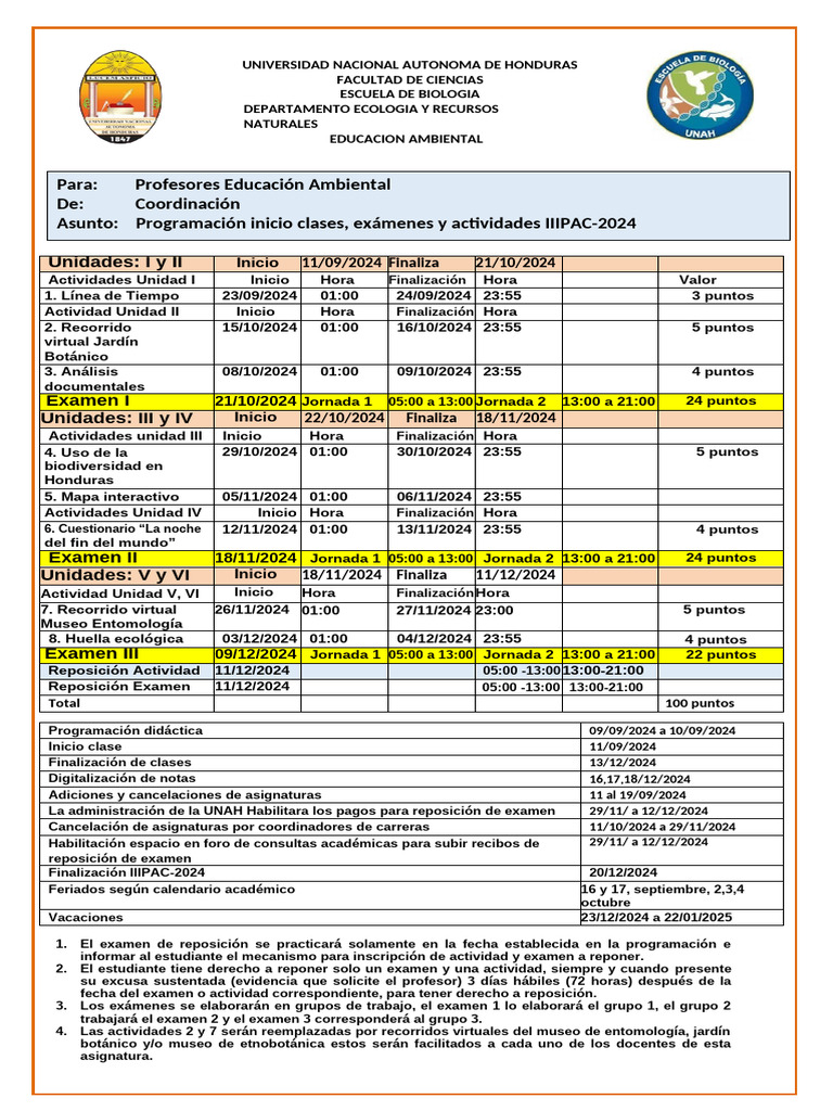 Programacion Linea Educacion Ambiental Iii-Pac-2024 | PDF