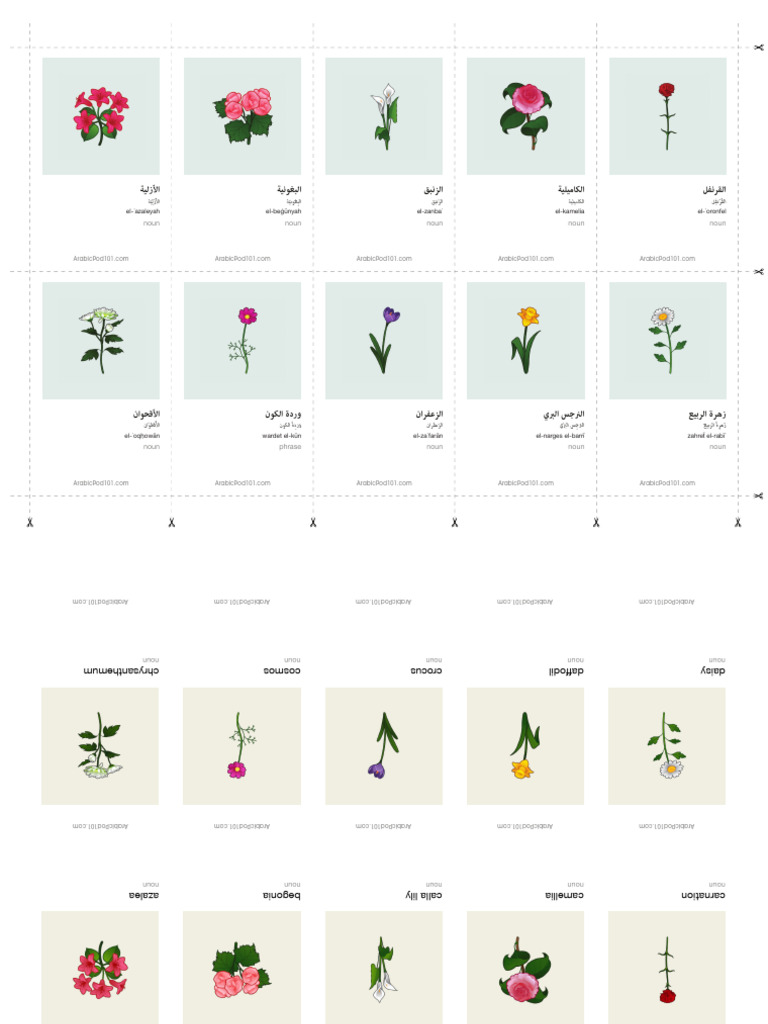 Arabic Flowers | PDF