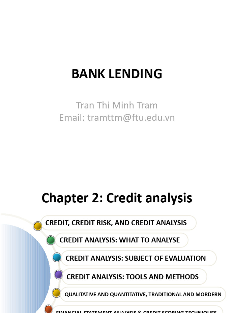 Chapter 2 - Credit Analysis - Sv2.0 | PDF | Loans | Finance & Money ...