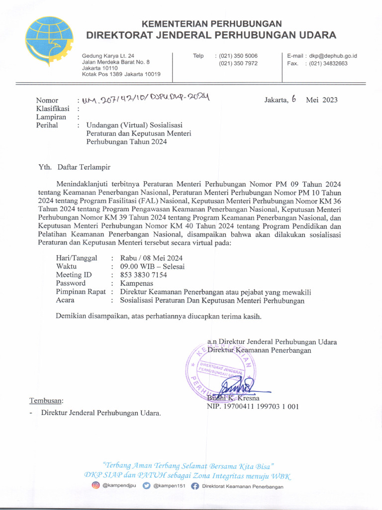 Um 207 42 10 Djpu DKP-2024 | PDF