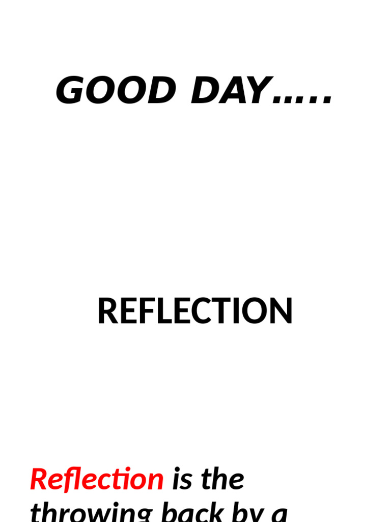 Reflection of Light in Mirror | PDF | Mirror | Electromagnetism
