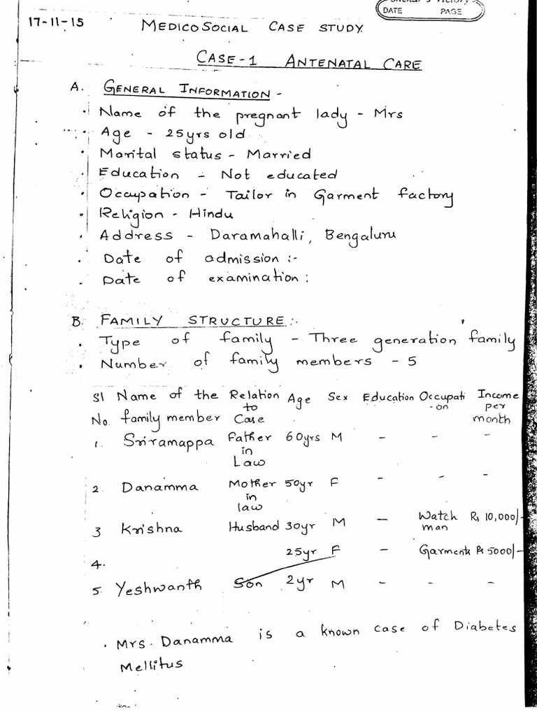 PSM Clinico Social Cases | PDF