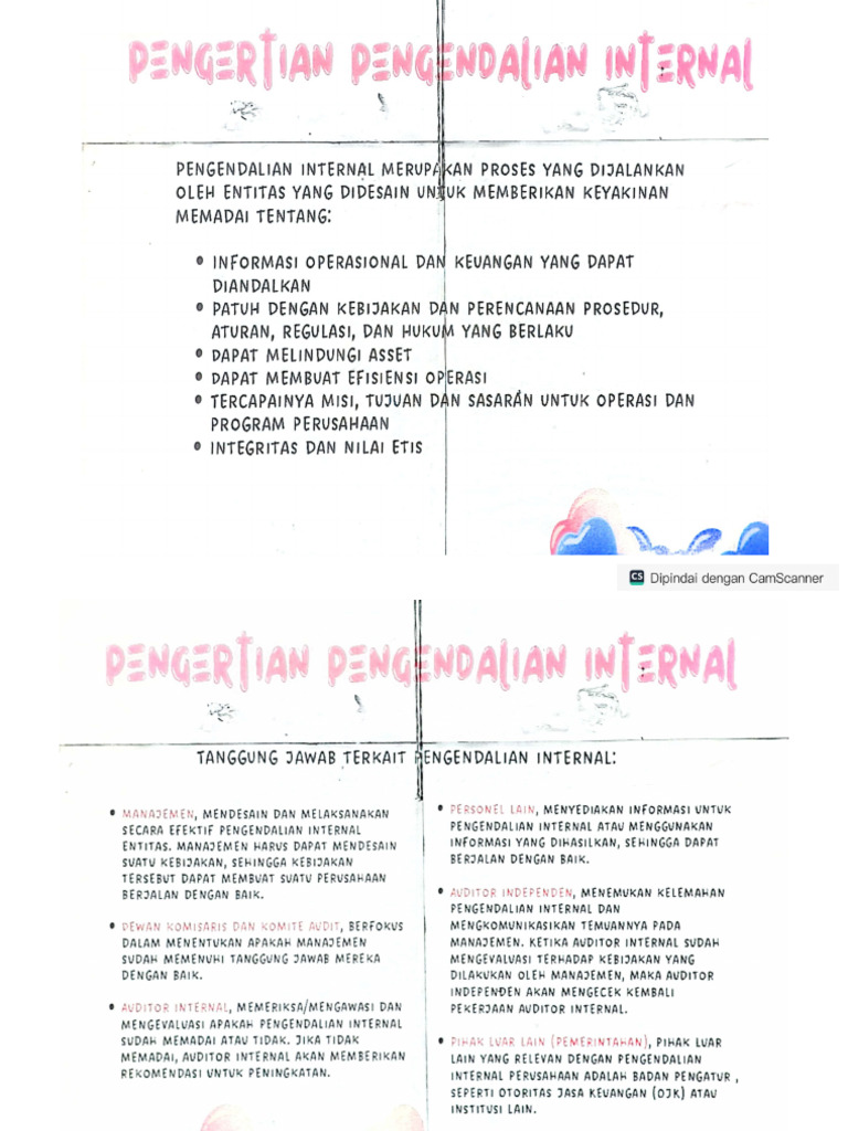 Pengendalian Internal | PDF