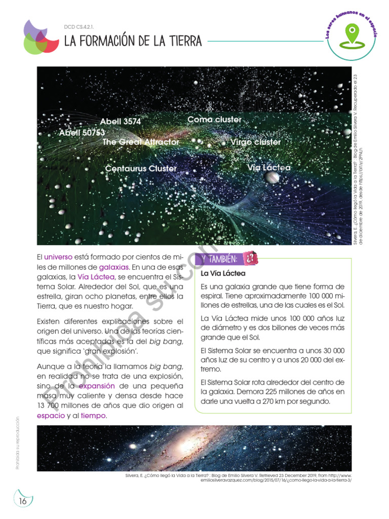 Formación de la Tierra y su Vida | PDF | Tierra | Universo