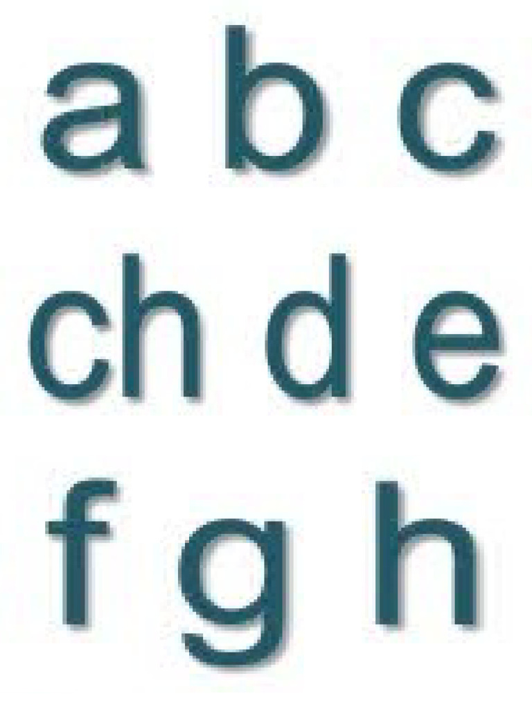Abecedario Minusculas | PDF