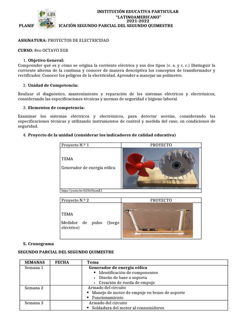 8vo OCTAVOc | PDF | Red eléctrica | Electromagnetismo