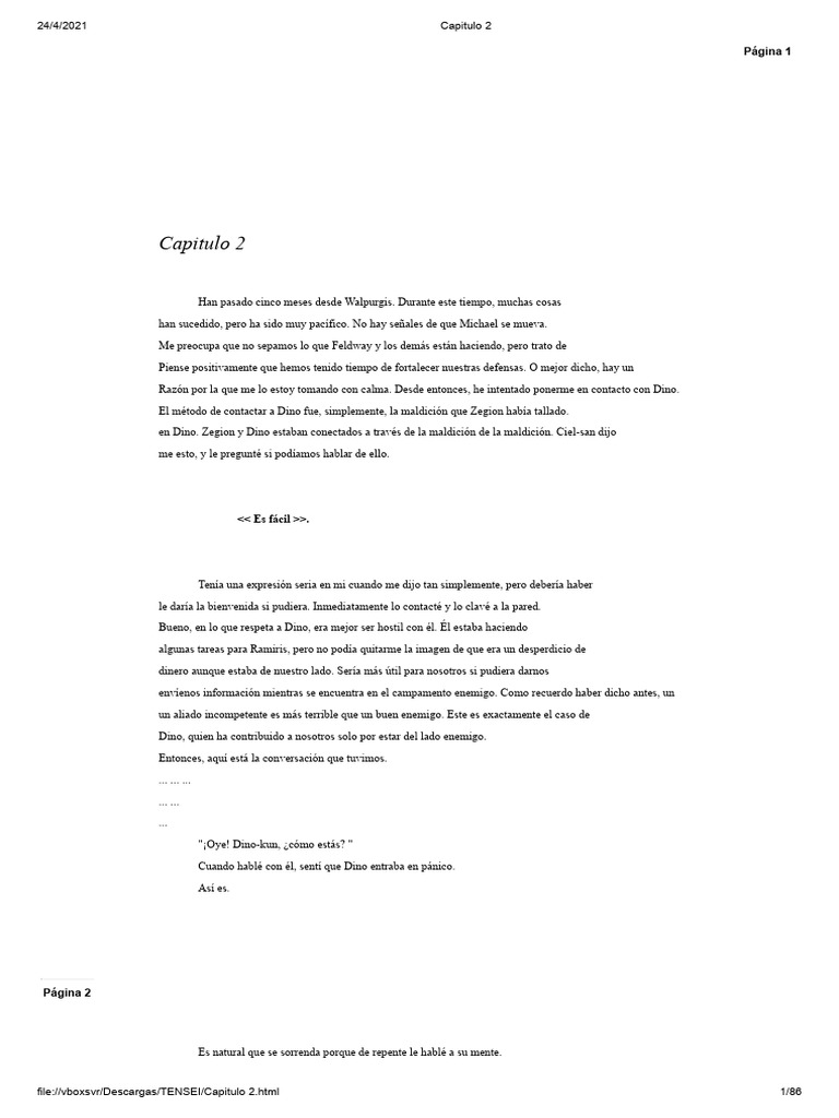 Cap 2 | PDF | Información | Demonios