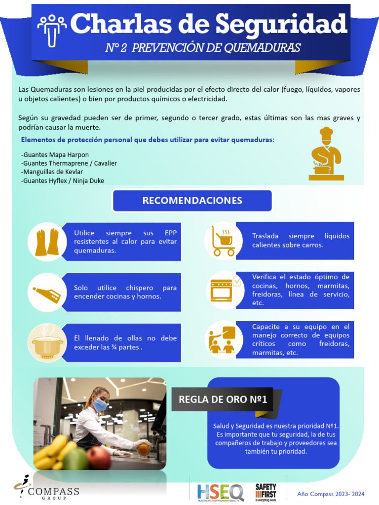 Charlas de Seguridad #2 Periodo #1-2023.2024 | PDF