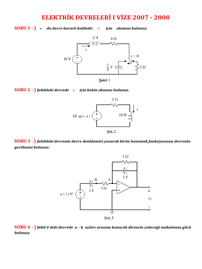 2007-2008 Devre I Vi̇ze | PDF