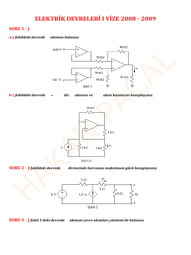 2008-2009 Devre I Vi̇ze | PDF