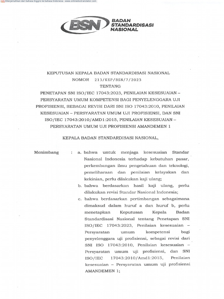 Iso 17043 2023 | PDF