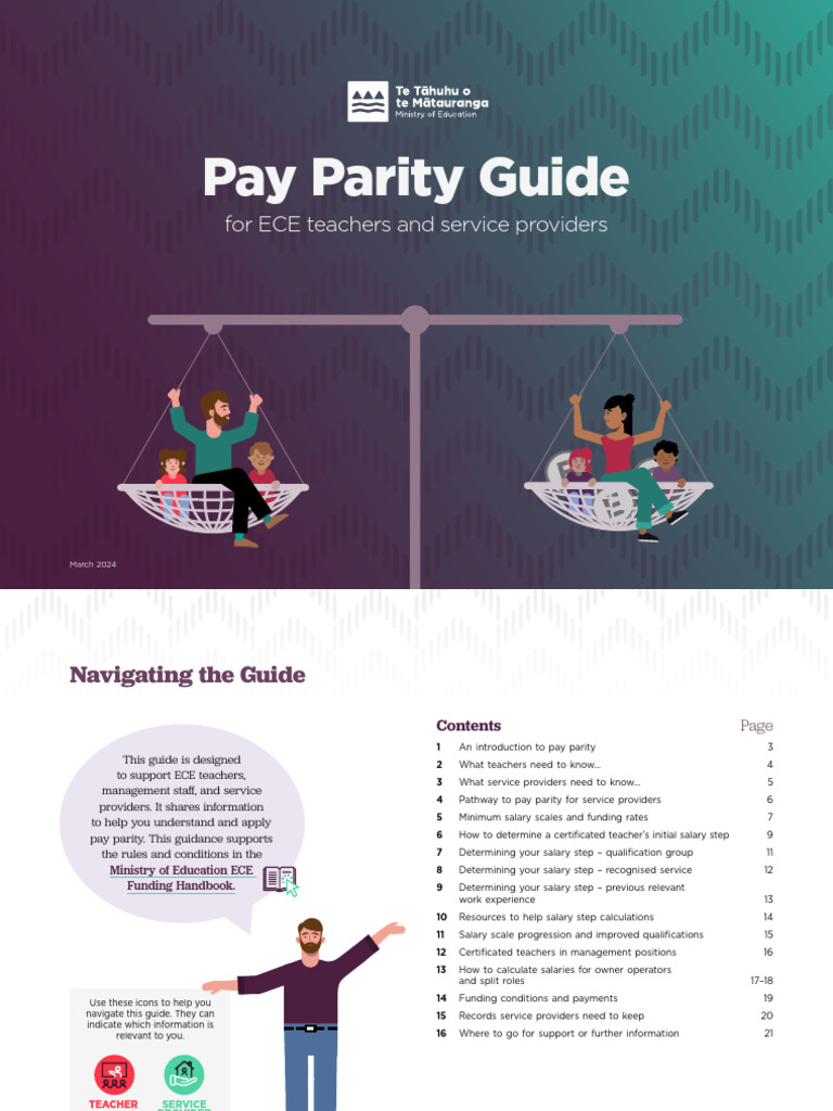 ECE Teacher Pay Parity Guide 2024 | PDF | Teachers | Salary