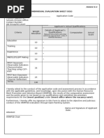 Initial Evalution Sheet IES Annex G 1 | PDF | Teachers | Cognition