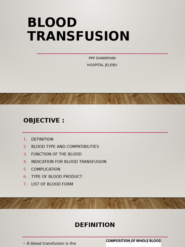 Blood Transfusion Guide and Protocols | PDF | Science & Mathematics