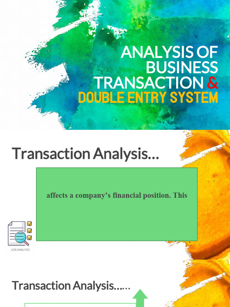 Lecture 4 Analyse Accounting Transaction Pdf Expense Corporations