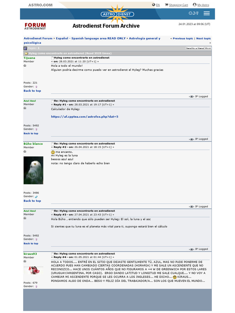 Astrodienst Forum Archive: Astrodienst Forum Español - Spanish Language ...