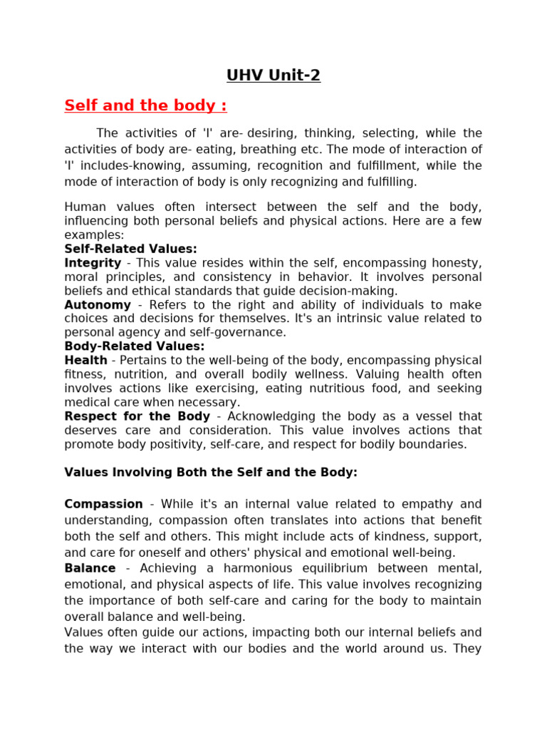 UHV U-2 | PDF | Preventive Healthcare | Hygiene