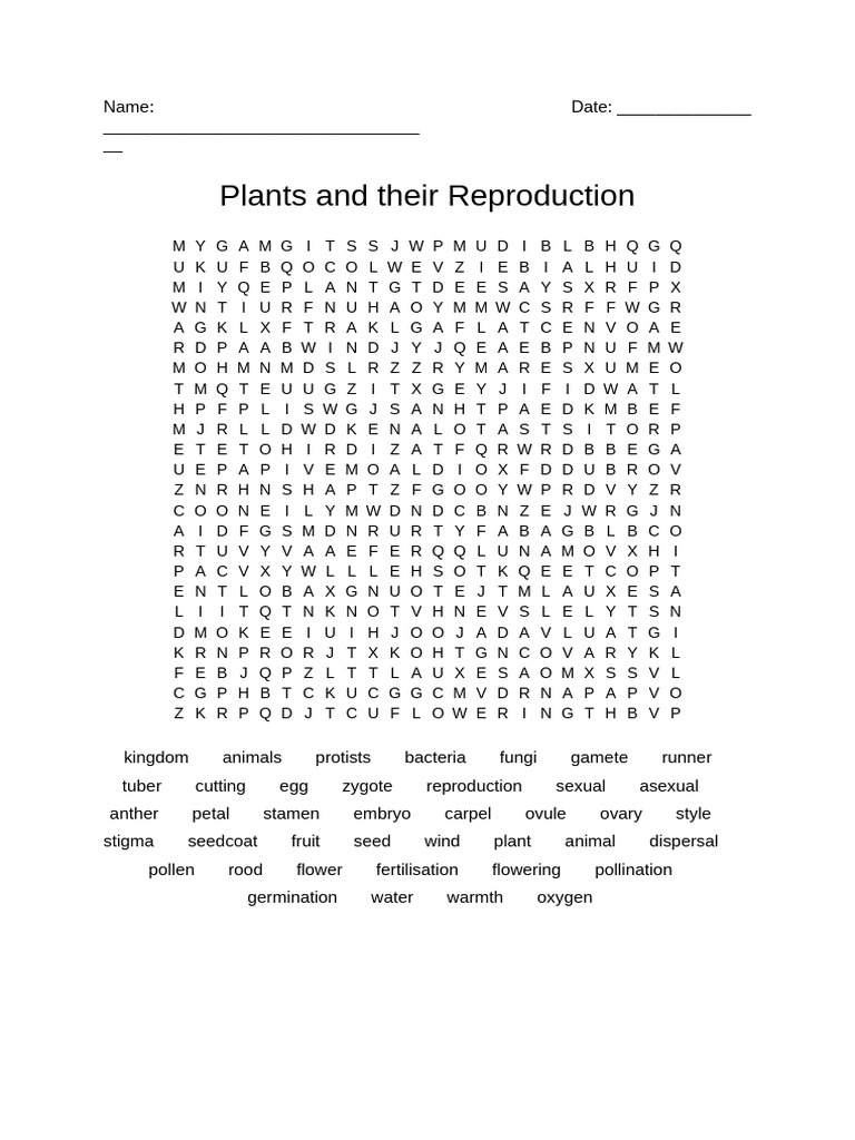 Plants and Their Reproduction 214566 61644ae2 | PDF | Flowers | Plants