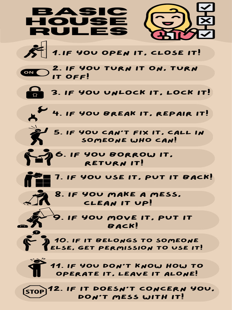 Household Etiquette Guide | PDF