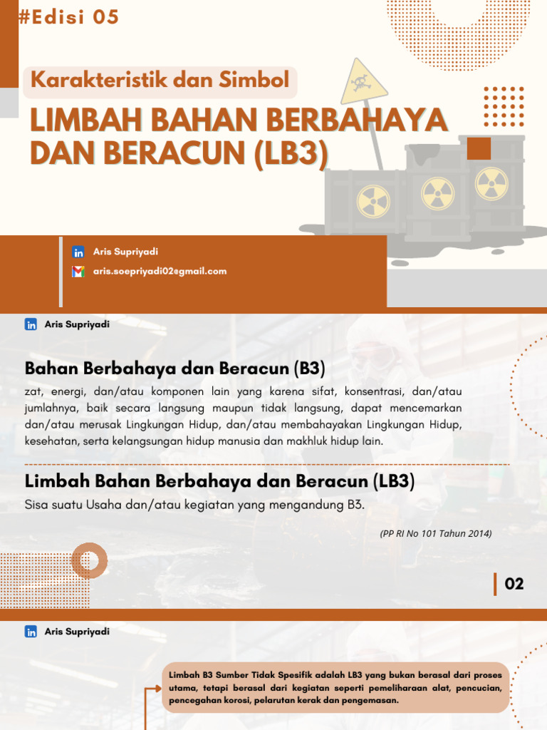 Karakteristik Limbah b3 | PDF