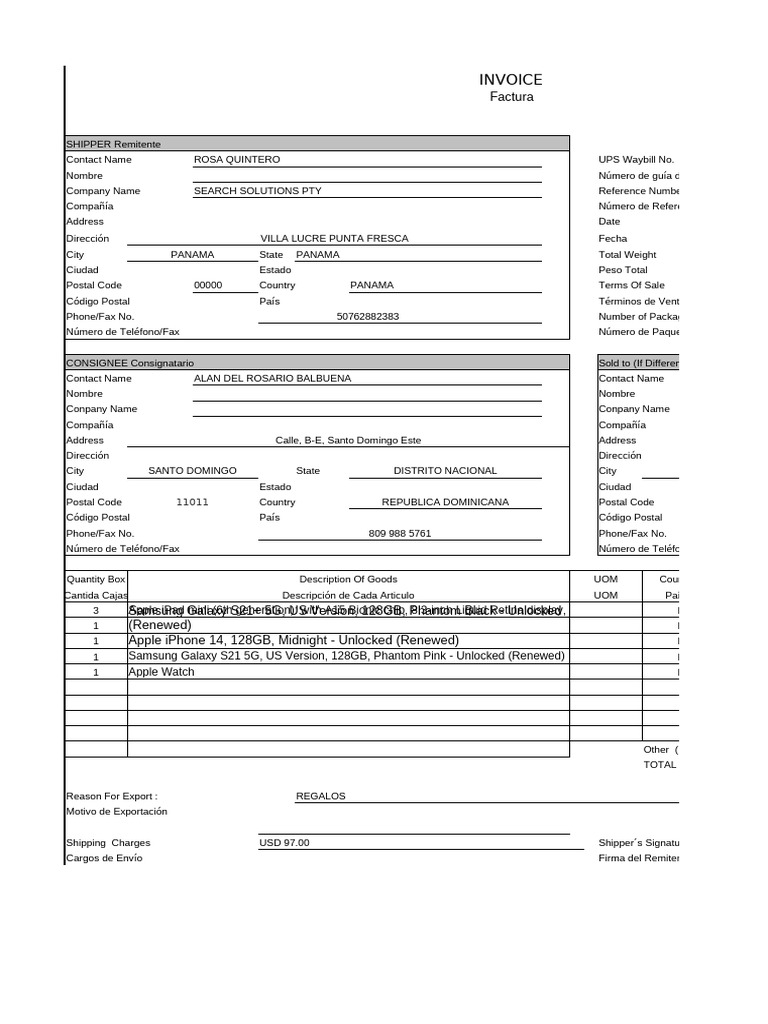 INVOICE | PDF | Apple Inc. | Electrónica de consumo