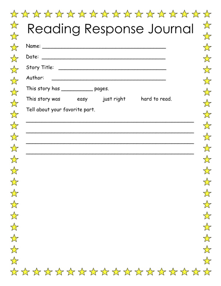 Reading Response Journal | PDF