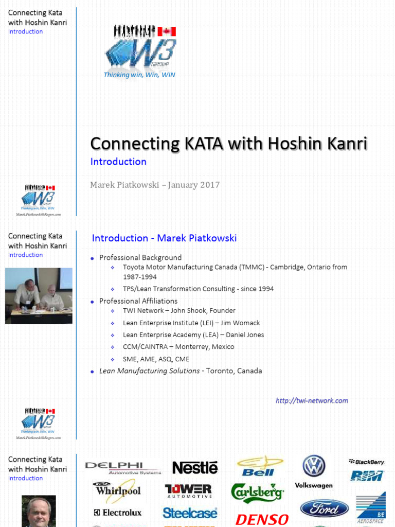 Connecting KATA With Hoshin Kanri: Thinking Win, Win, WIN | PDF ...