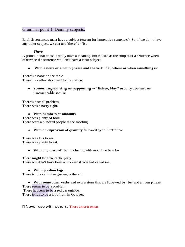 Grammar Points | PDF | Question | Noun