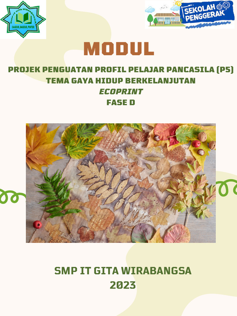 Modul p5 Ecoprint | PDF