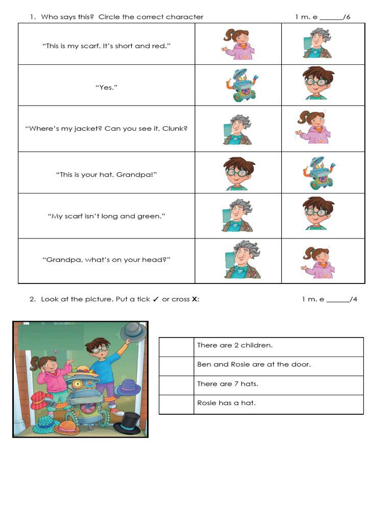 Test 1st Grade | PDF