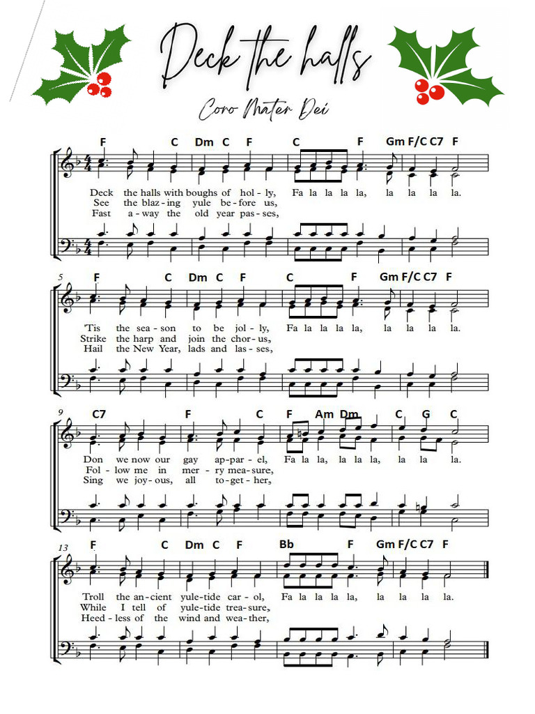 Deck The Halls | PDF