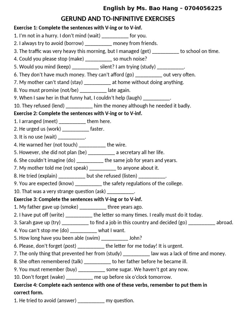 Gerund and Tov | PDF