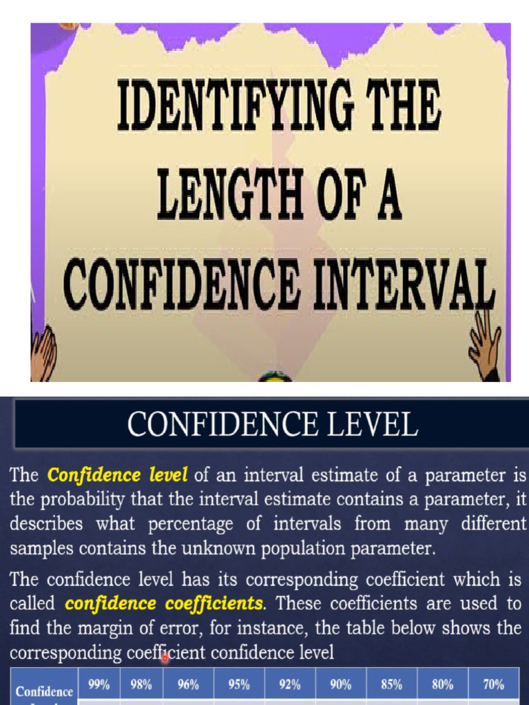 Computing Confidence Interval Lengths | PDF