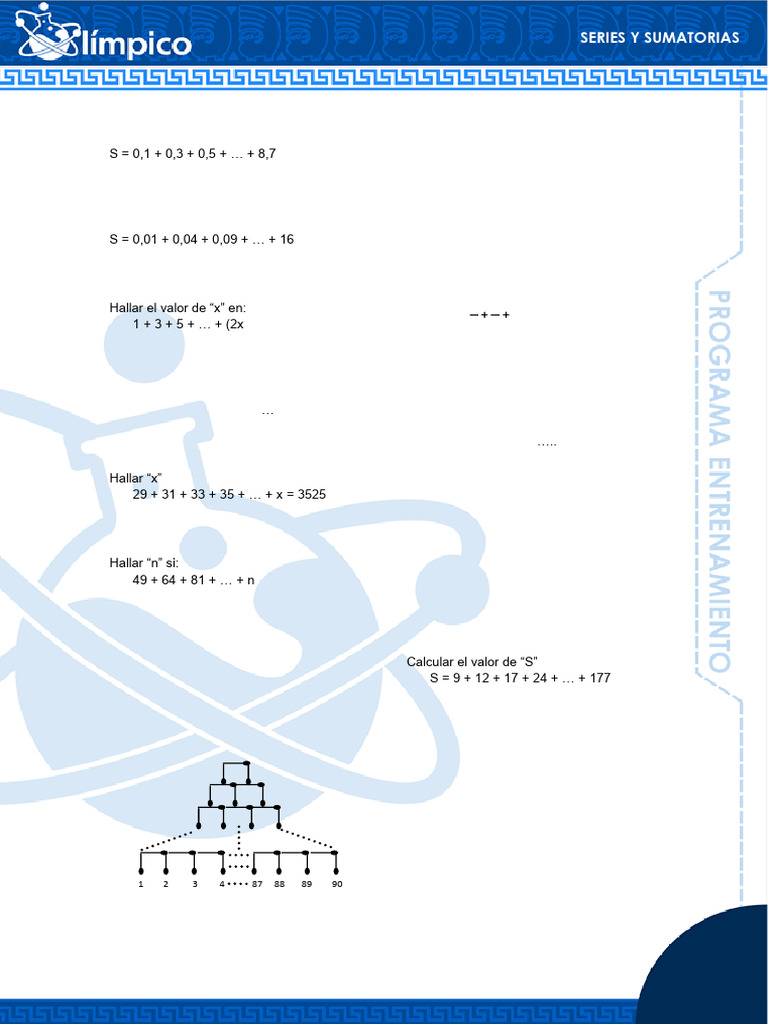 Series y Sumatorias OLIMPICO | PDF | Matemática Elemental | Politopos