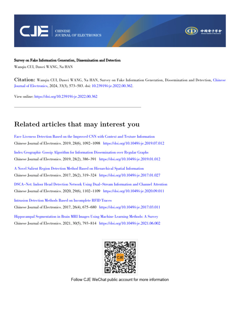 Fake Information Generation and Detection | PDF | Information | Deep ...