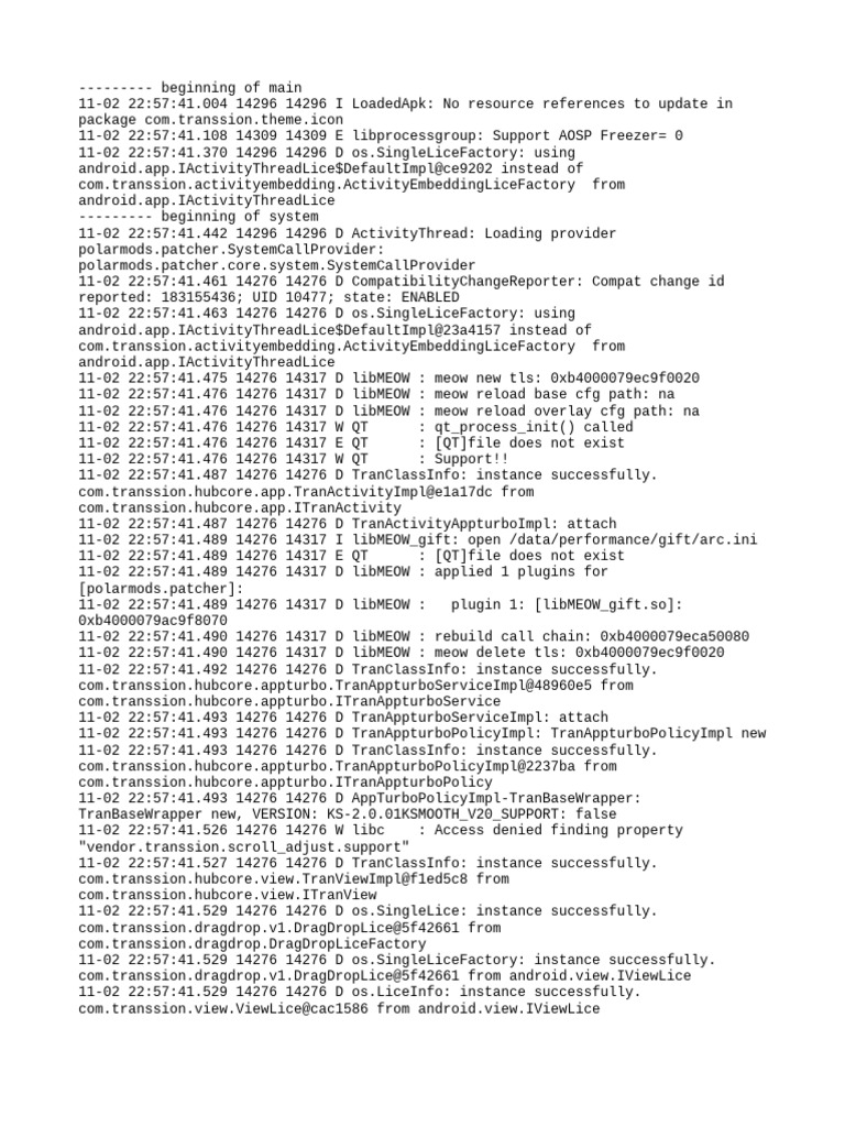 Polarmods - Patcher Logcat | PDF | Android (Operating System) | Software
