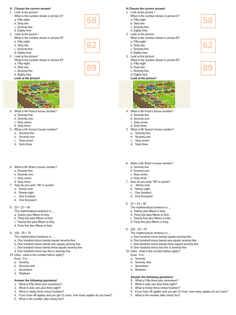 Soal Bahasa Inggris Kels 4 Chapter 2 | PDF | Home & Garden | Art