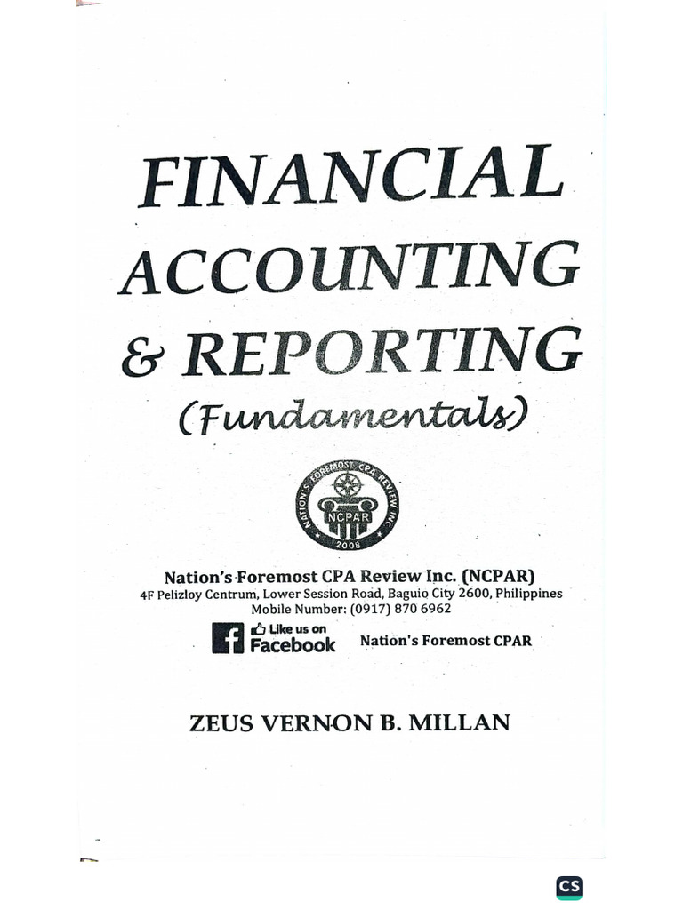 Financial Accounting and Reporting | PDF