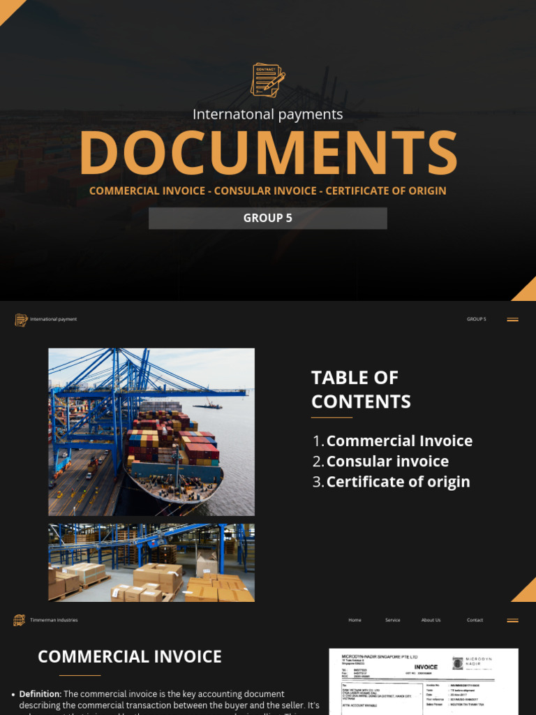 IIP301 IB1709-LOG Group 5 Group Assignment | PDF | Invoice | Letter Of Credit