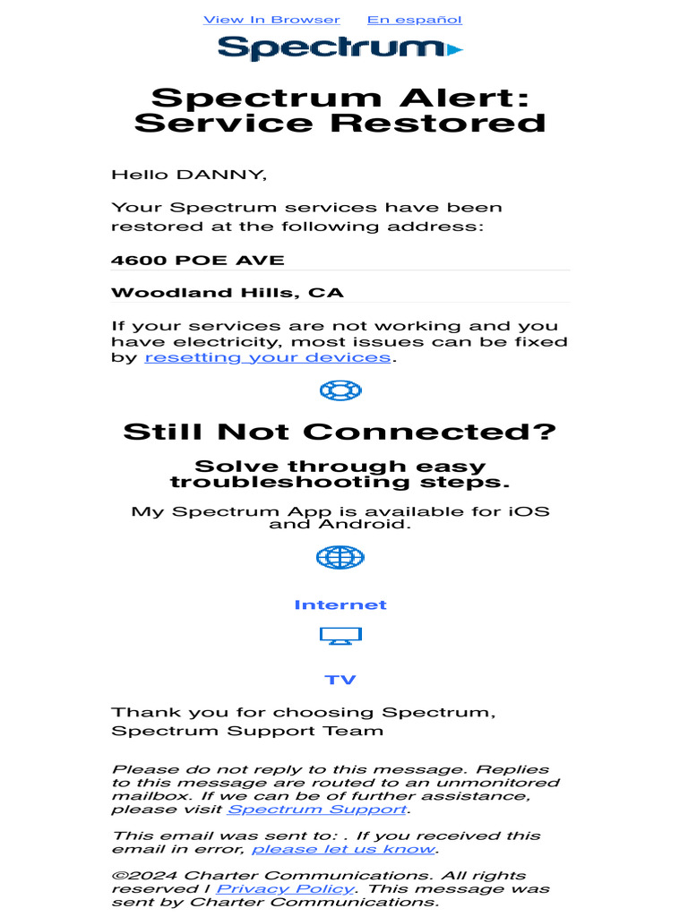 Spectrum Alert | PDF