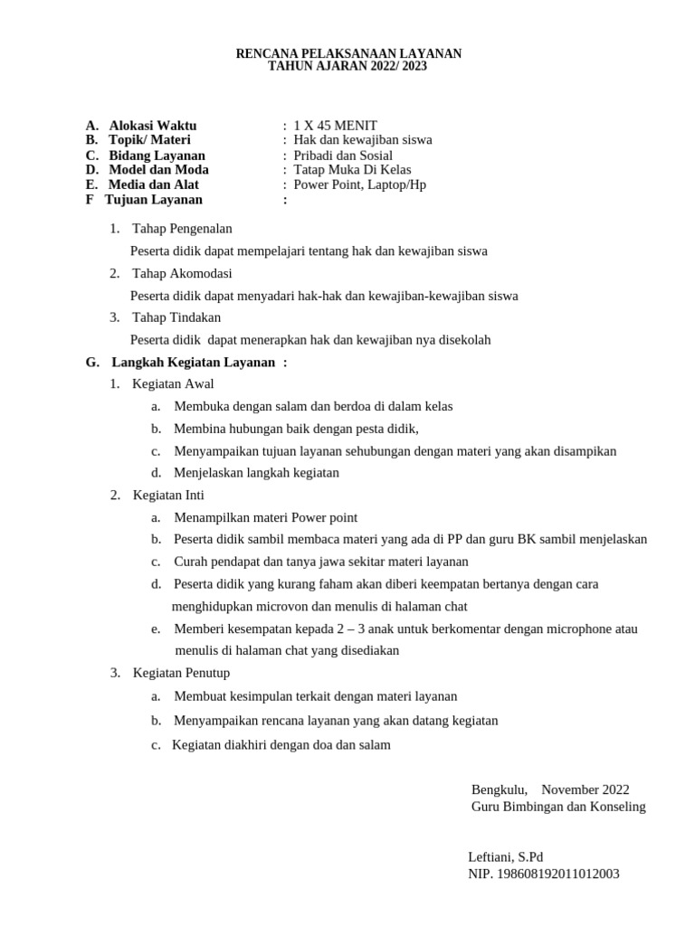 RPL Hak Dan Kewajiban Siswa 2 | PDF