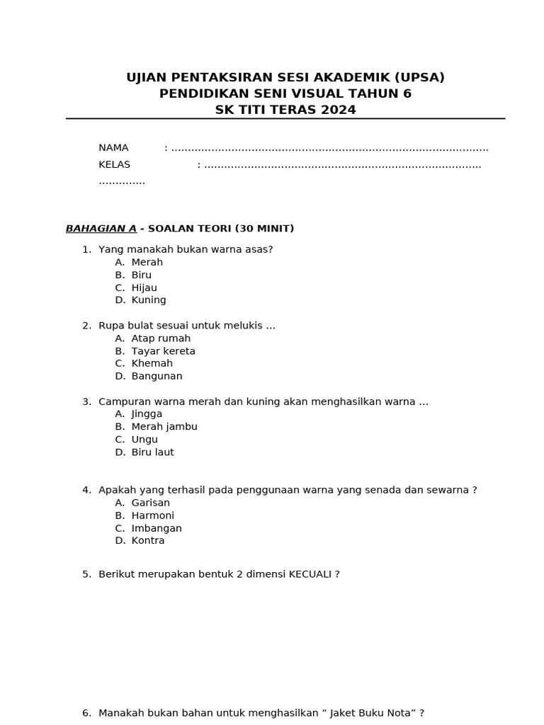 Upsa PSV T5 2024 | PDF