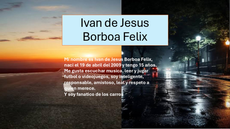 Presentación Ivan de Jesus Borboa Felix 1BME | PDF