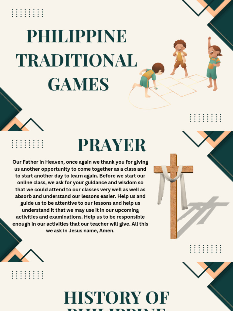 Philippine Traditional Games Overview | PDF | Philippines