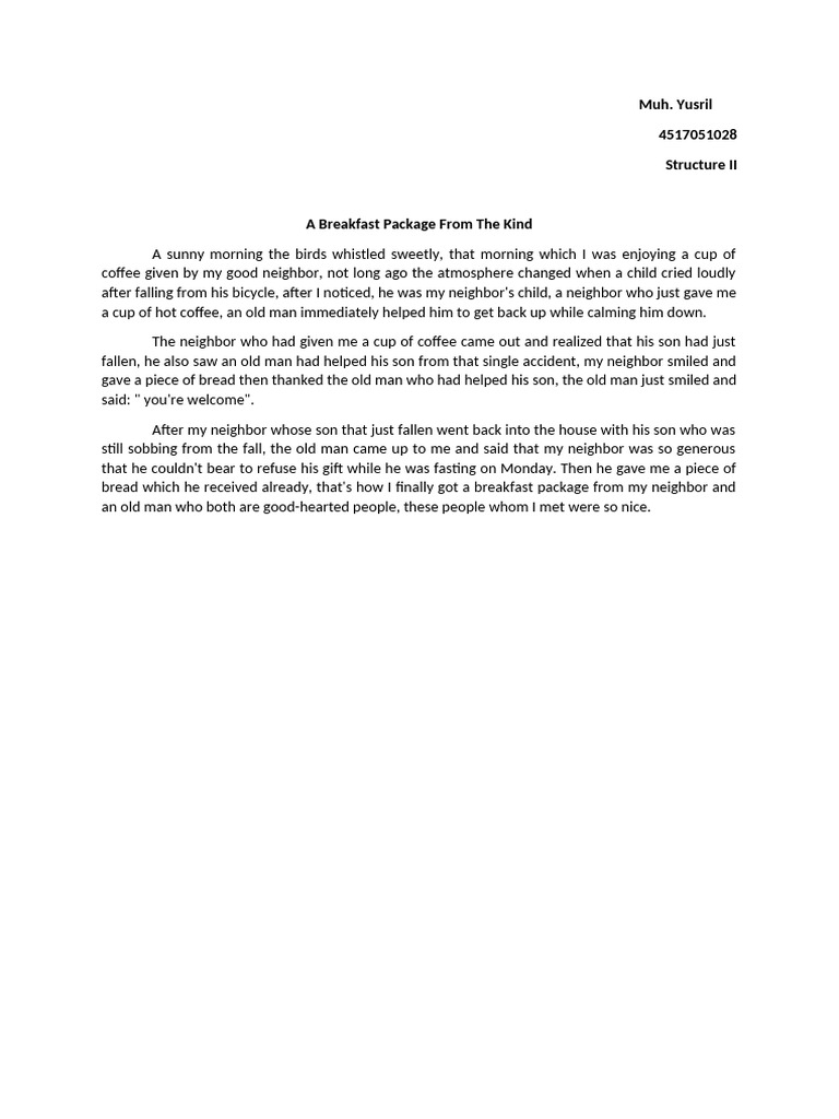 Structure II-Yusril | PDF