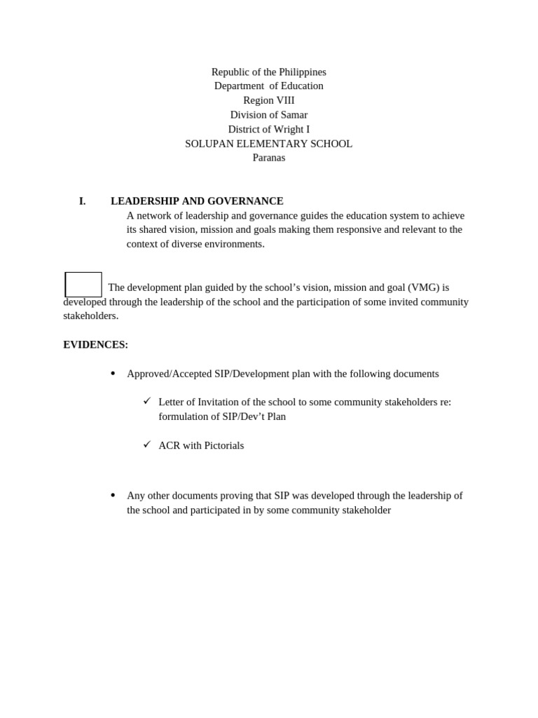 Principle 1 | PDF | Governance | Leadership